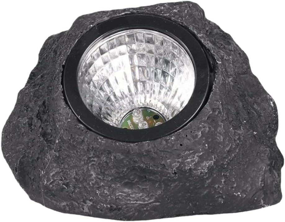 Solar Garden Rock Lights Outdoor Waterproof Landscaping Path Spotlights ...
