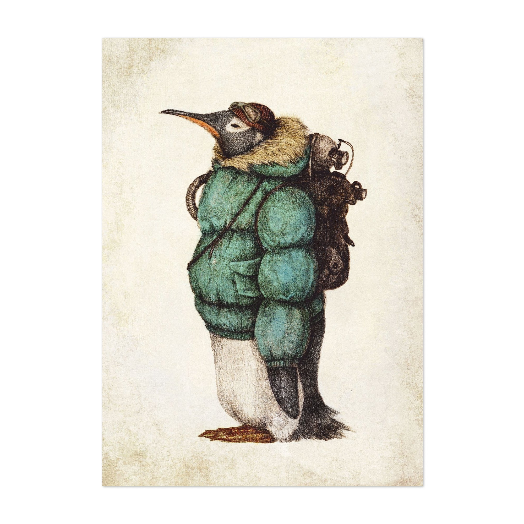 antarctic Explorer II - Drawing Unframed Wall Art Print 12 x 18 inches - Walmart.com