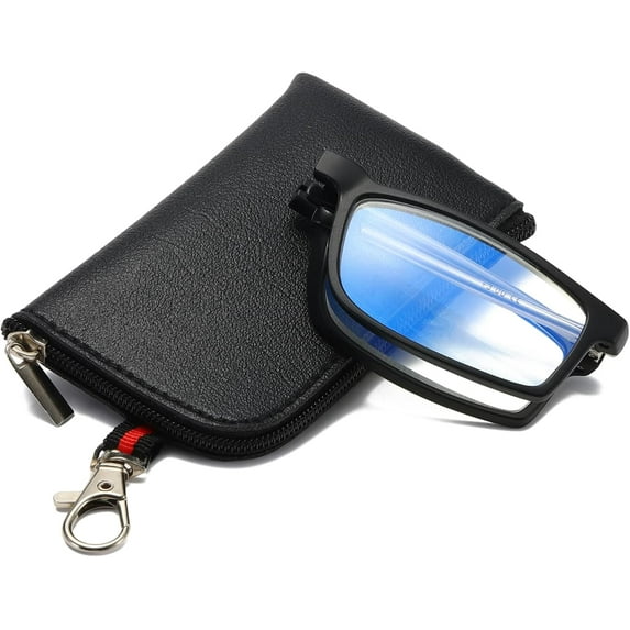 anti-blue light folding reading glasses for men and women with ...