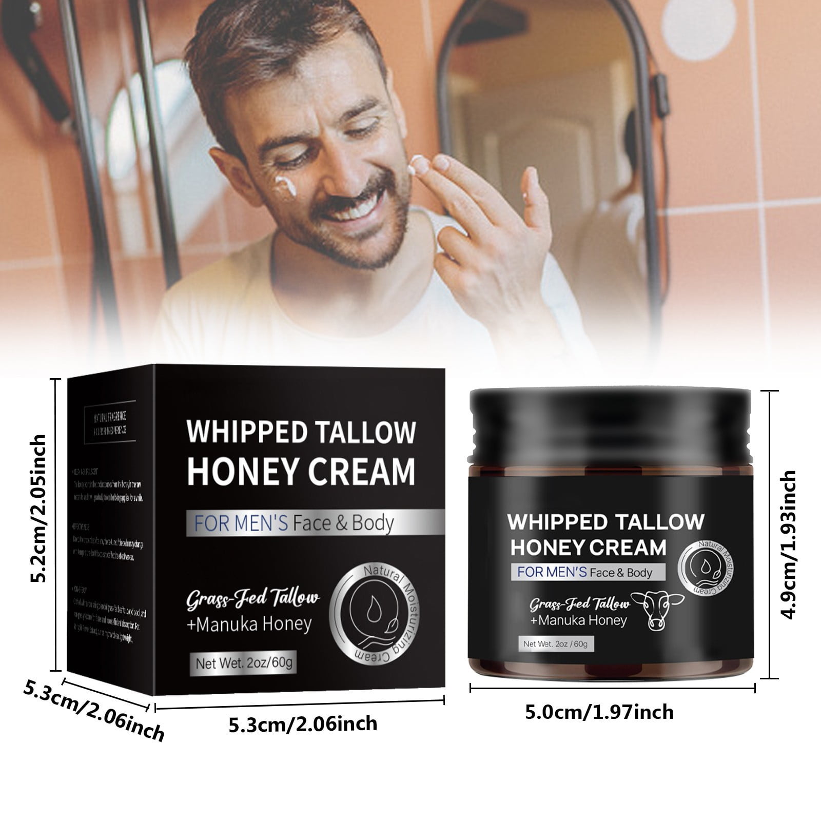 anti wrinkle face cream Beef Tallow And Balm For Men: Fed Whipped Beef ...