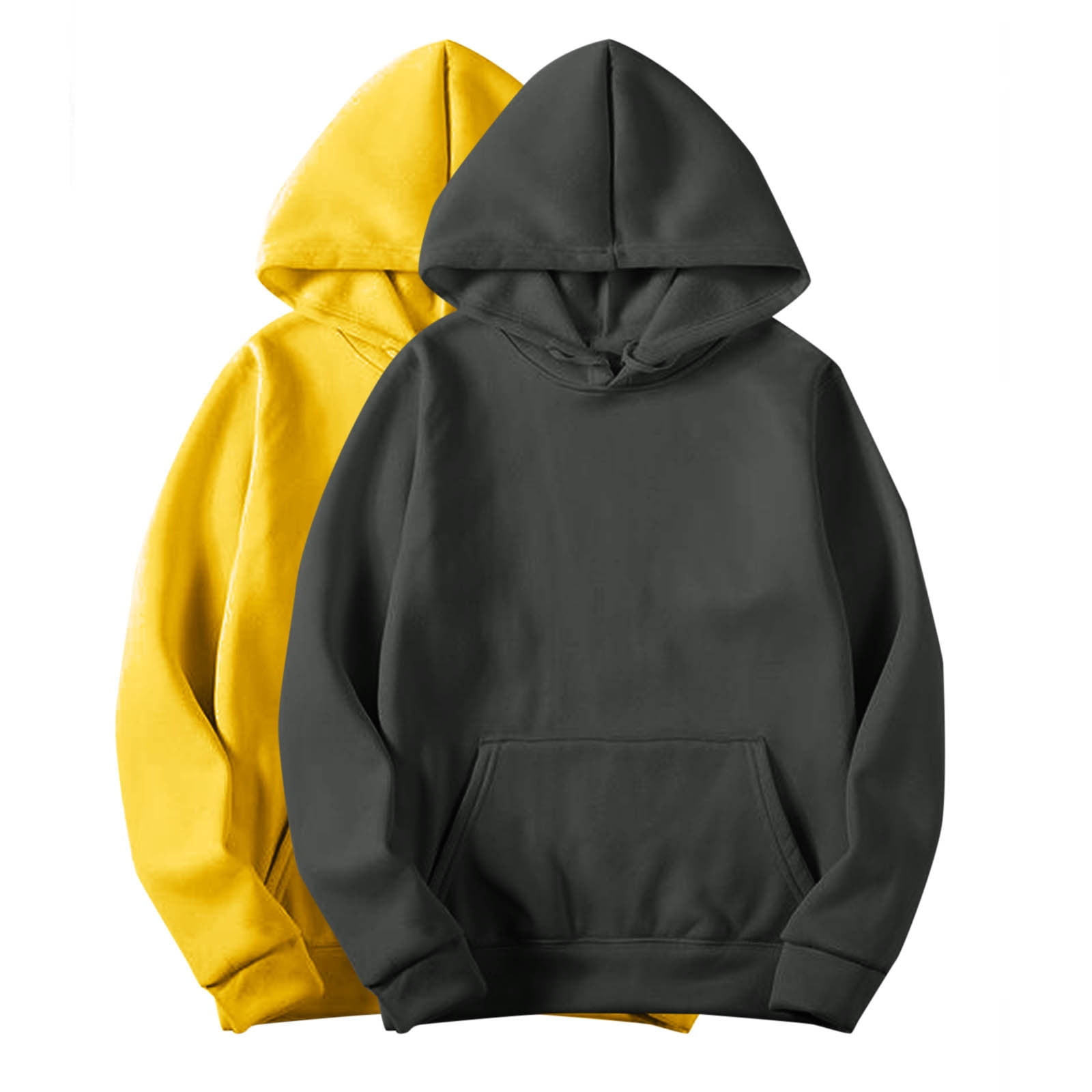 aohooy Solid Colored Hoodies for Women 2 Pack Spring 2025 Sweatshirts ...
