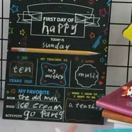 Darice Black Chalkboard with Unfinished Wood Frame - Walmart.com