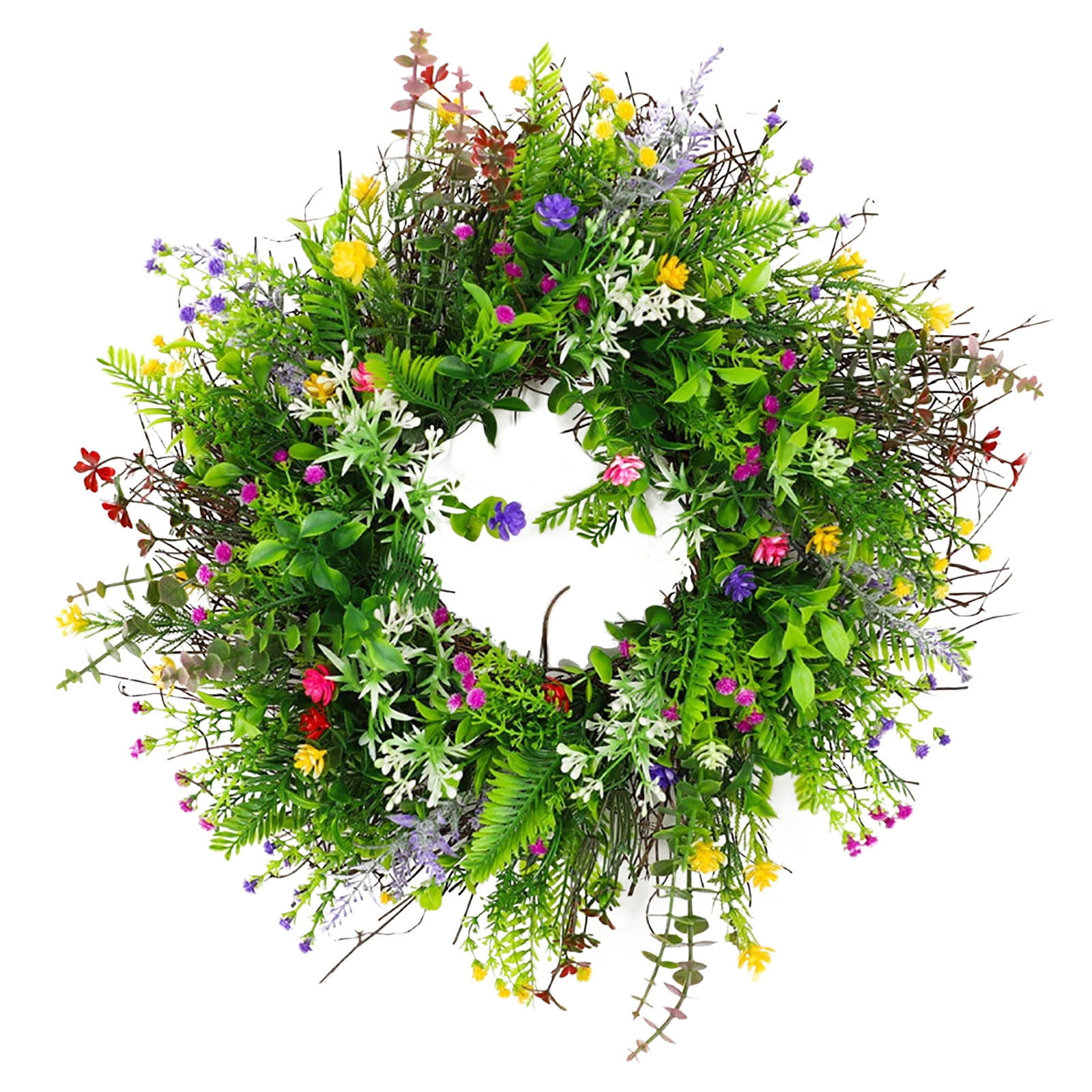 aoksee Garlands Clearance! Spring Wreaths For Front Door Outside ...