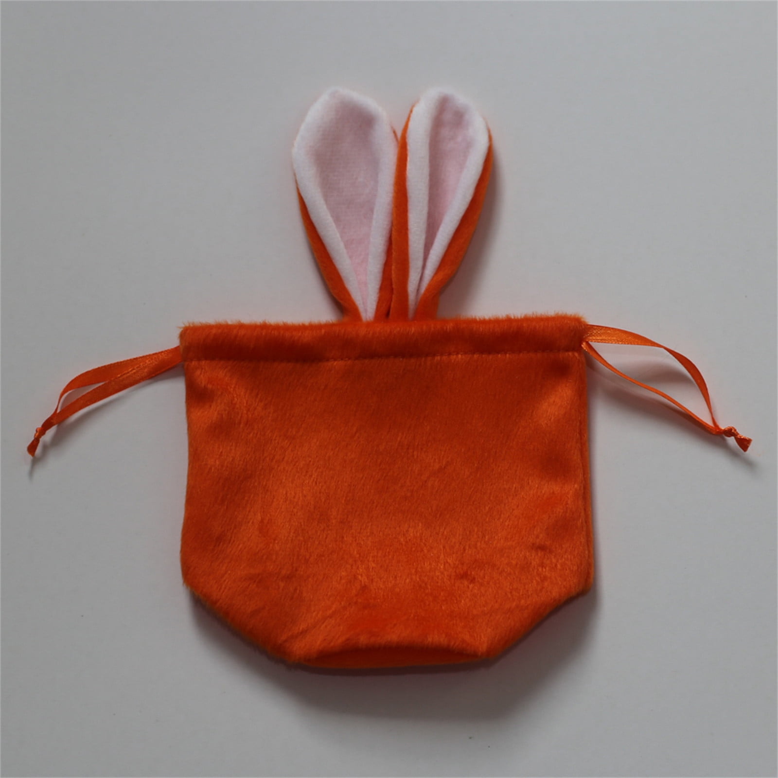 aoksee Home Decor, Ears Velvet Bags Easter Decor Bunny Drawstring ...