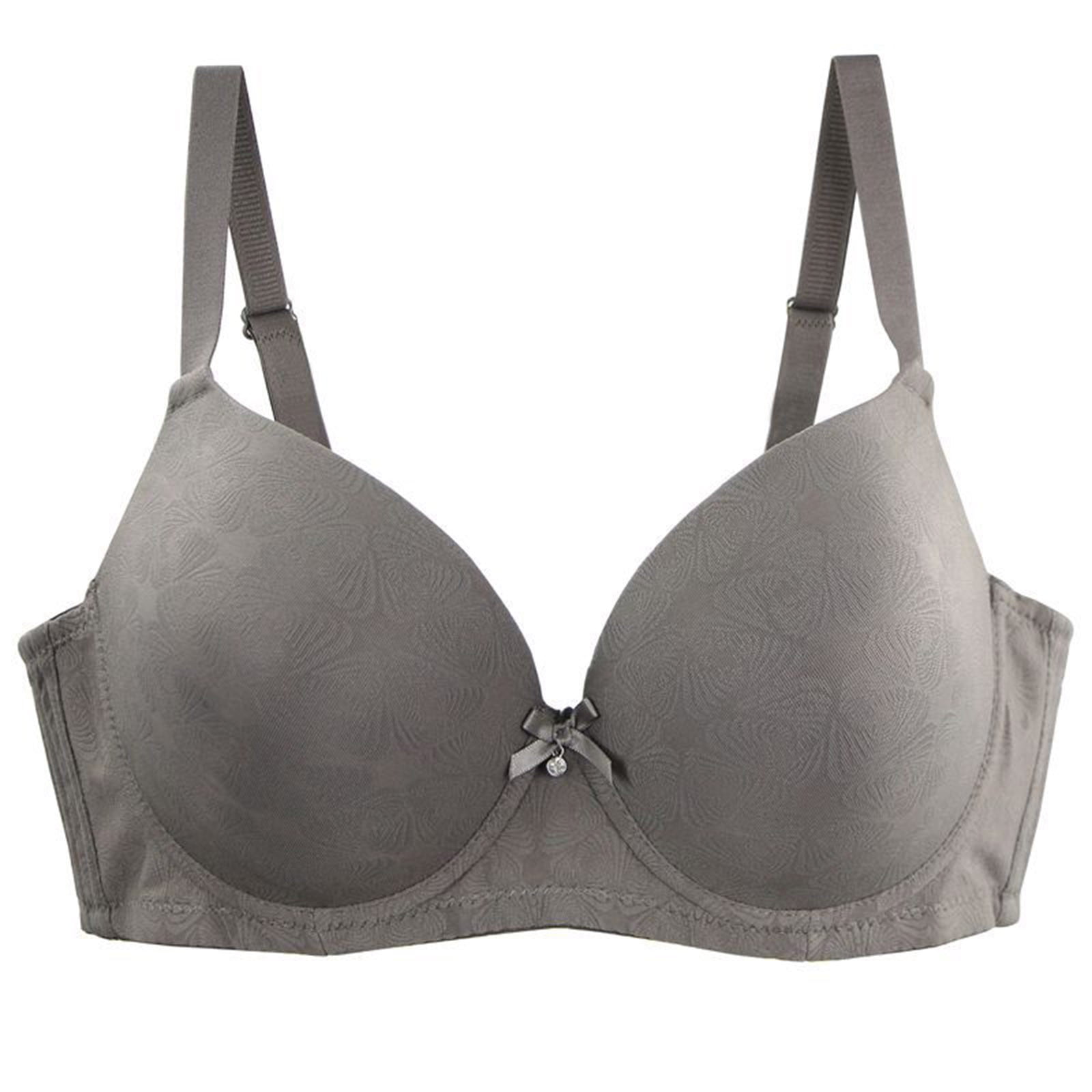 aoksee Plus Size Underwire Bras for Women, Pushup Bras Comfortable Bras ...