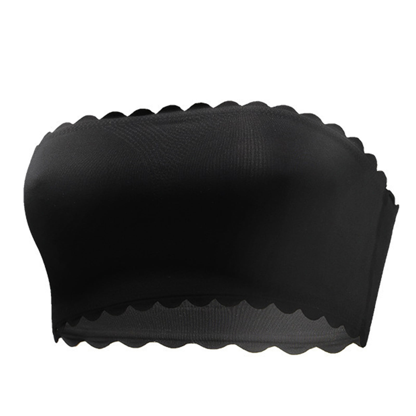 aoksee Women Strapless Bra Bandeau Tube Removable Padded Top Stretchy ...