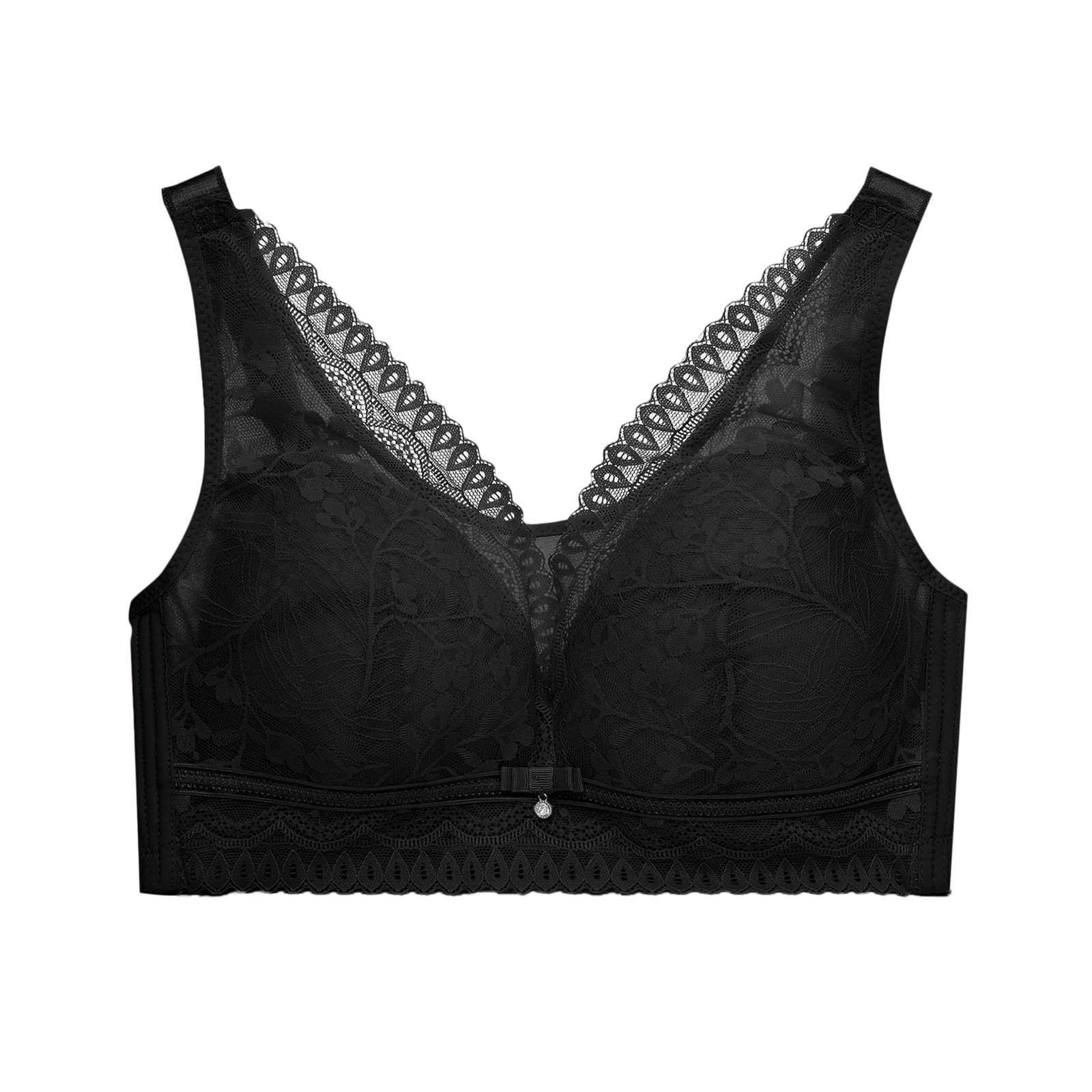 aoksee Womens Bras Lace Bralette Wirefree Bra Comfortable Bras for ...