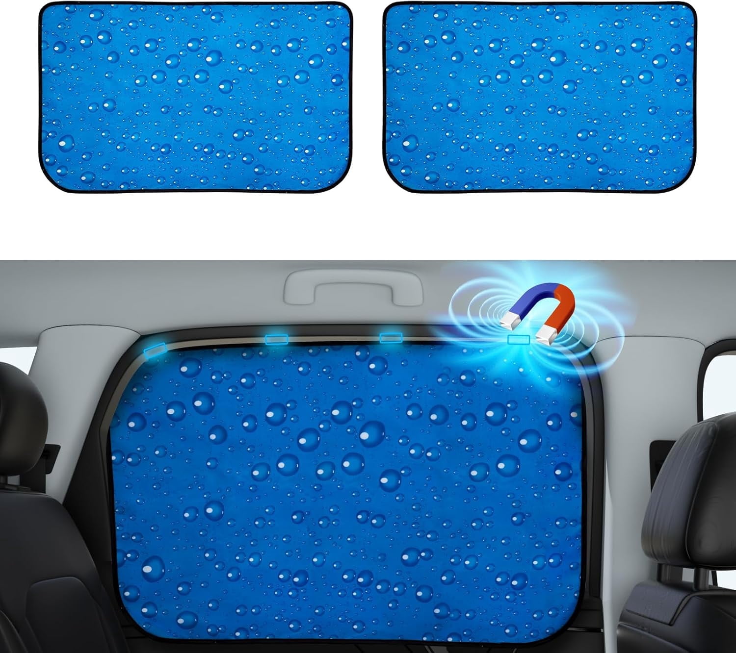 aokway Car Shades for Back Windows Baby Double Thickness Rear Side ...