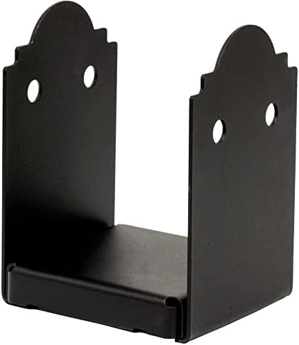apb66 outdoor accents mission collection zmax, black powder-coated post ...