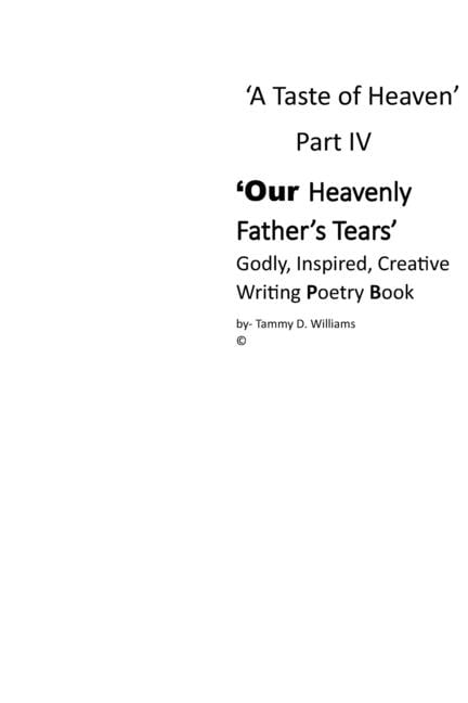 A Taste of Heaven' Poetry Books 'A Taste of Heaven' Poetry books, Book ...
