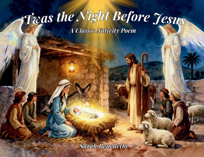 'Twas the Night Before Jesus: A Classic Nativity Poem, (Paperback ...