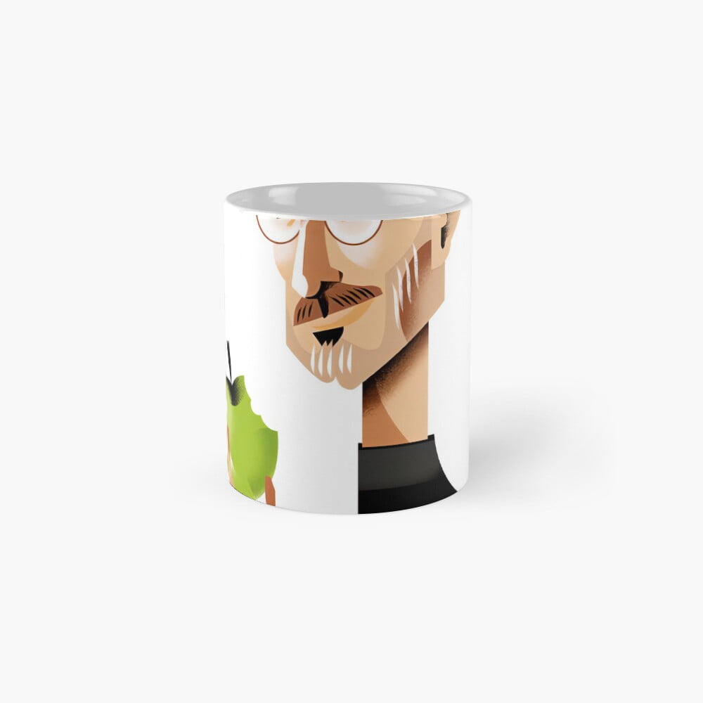 apple holding steve jobs Classic Mug - Walmart.com