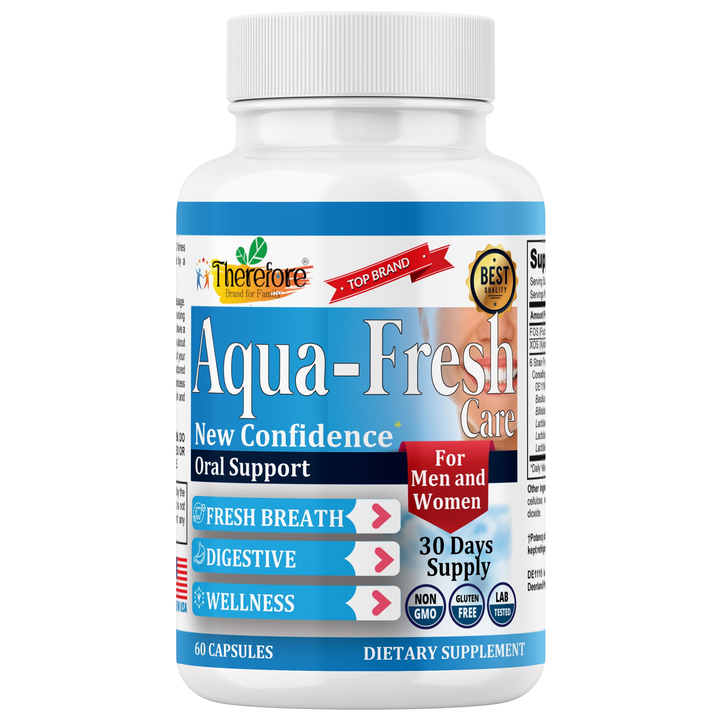 Fresh Breath Oral Probiotics for Bad Breath – Dental Probiotic Capsules ...