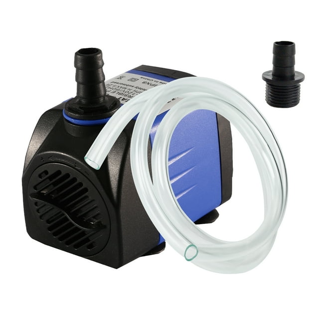 aquaneat Fountain Pump, 480 GPH Submersible Water Pump with 5 ft Tubing ...
