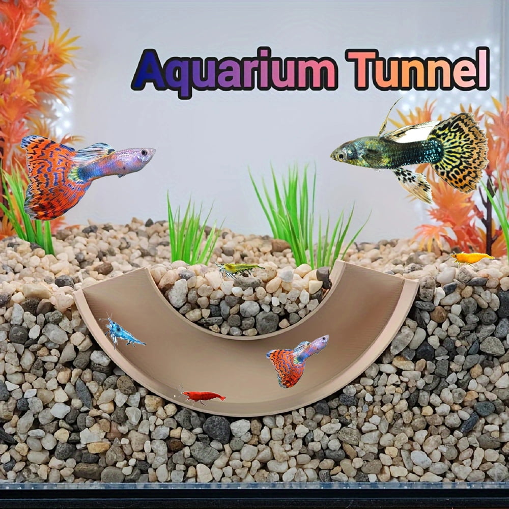 aquarium cave U-Shaped Tunnel for Aquariums Fish tank decoration ...