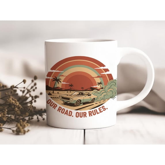 ar Guy Gift, Our Road Our Rules Mug, R Muscle C1Ar Cup, Gift for Him ...