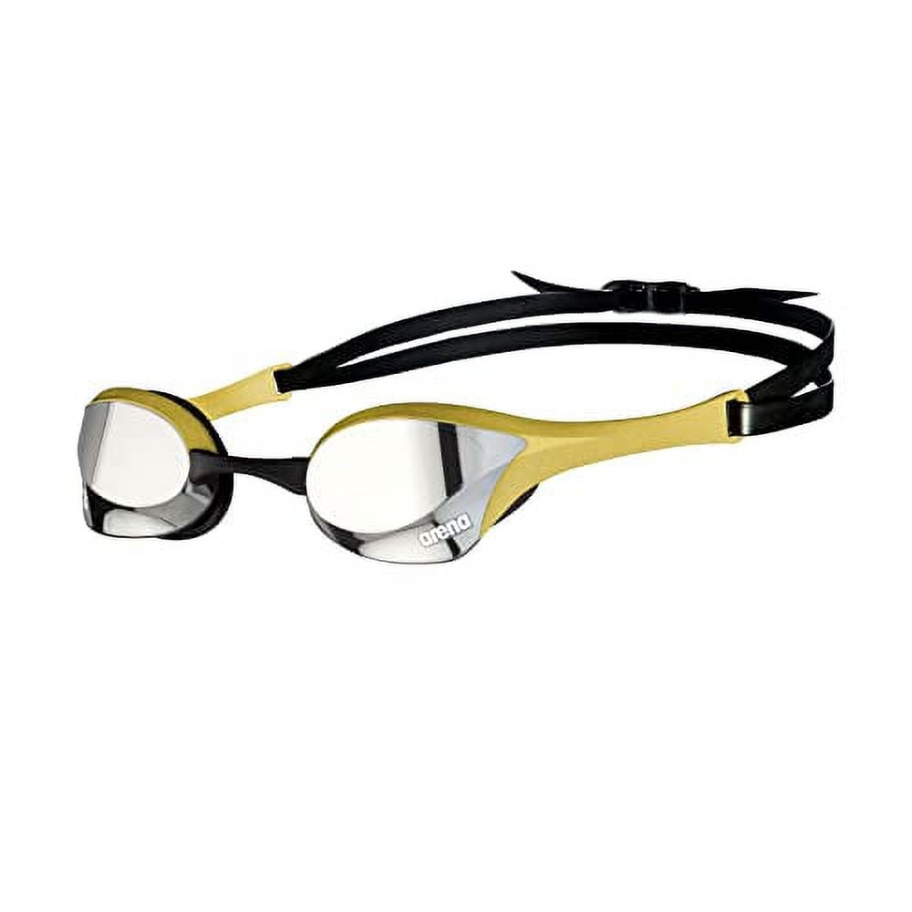 arena Cobra Ultra Racing Swim Goggles for Men and Women, Silver-Gold ...