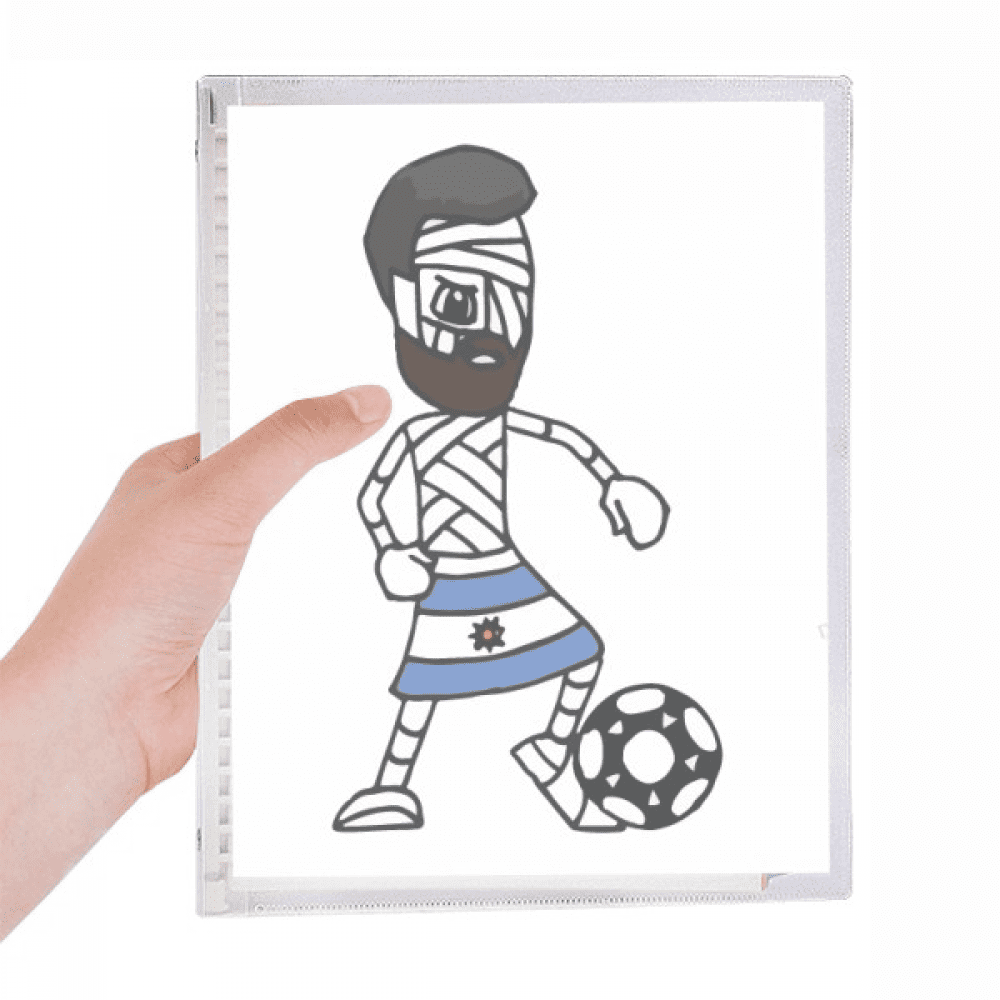 argentina football sports notebook loose diary refillable journal ...