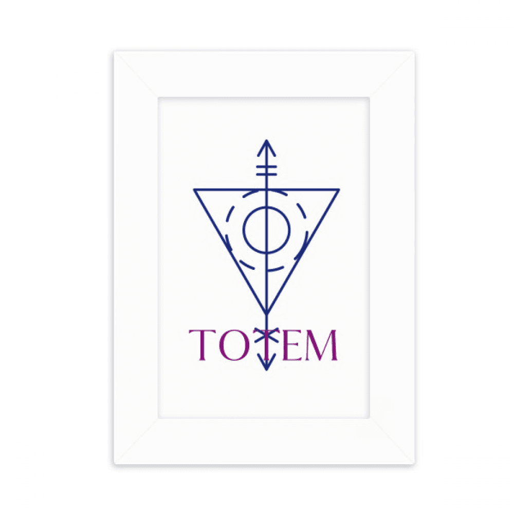 arrowhead triangular totem desktop photo frame picture display ...
