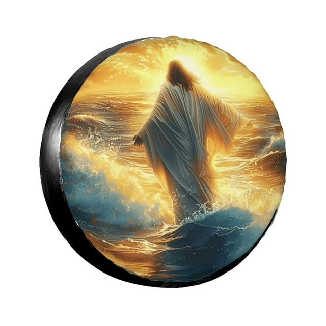 Art Diagram Of Character Spare Tire Cover Weather Proof Wheel