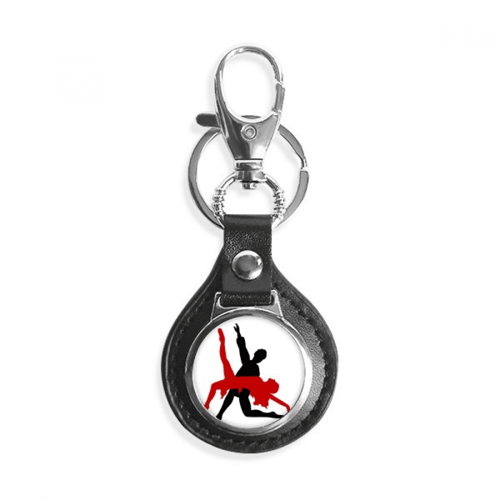 art duet dance social dancing key link chain keyholder finder hook metal - Walmart.com