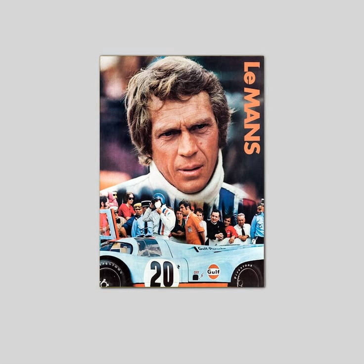 art print giclée or poster Gulf LeMans Movie Steve McQueen Poster Size ...