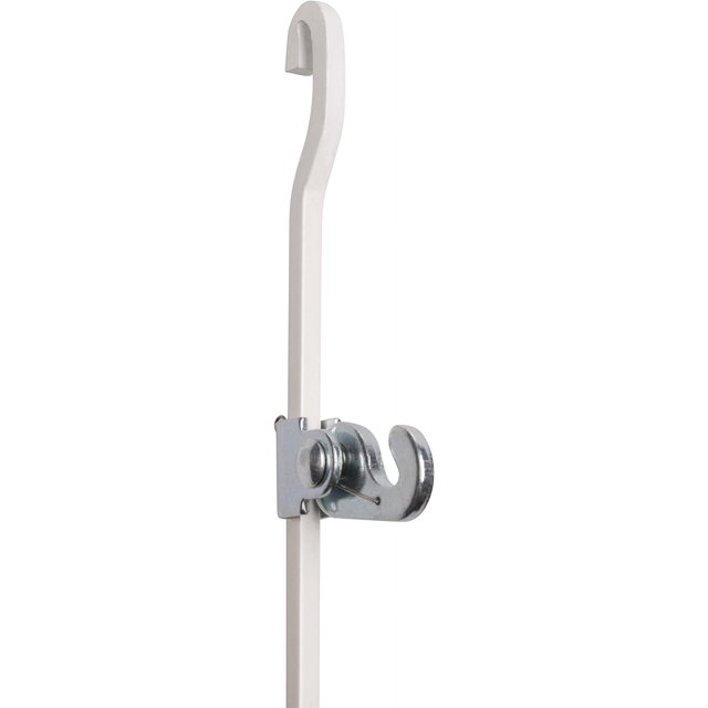 art set: j-rail max steel rod white 4x4 150cm + hook - Walmart.com