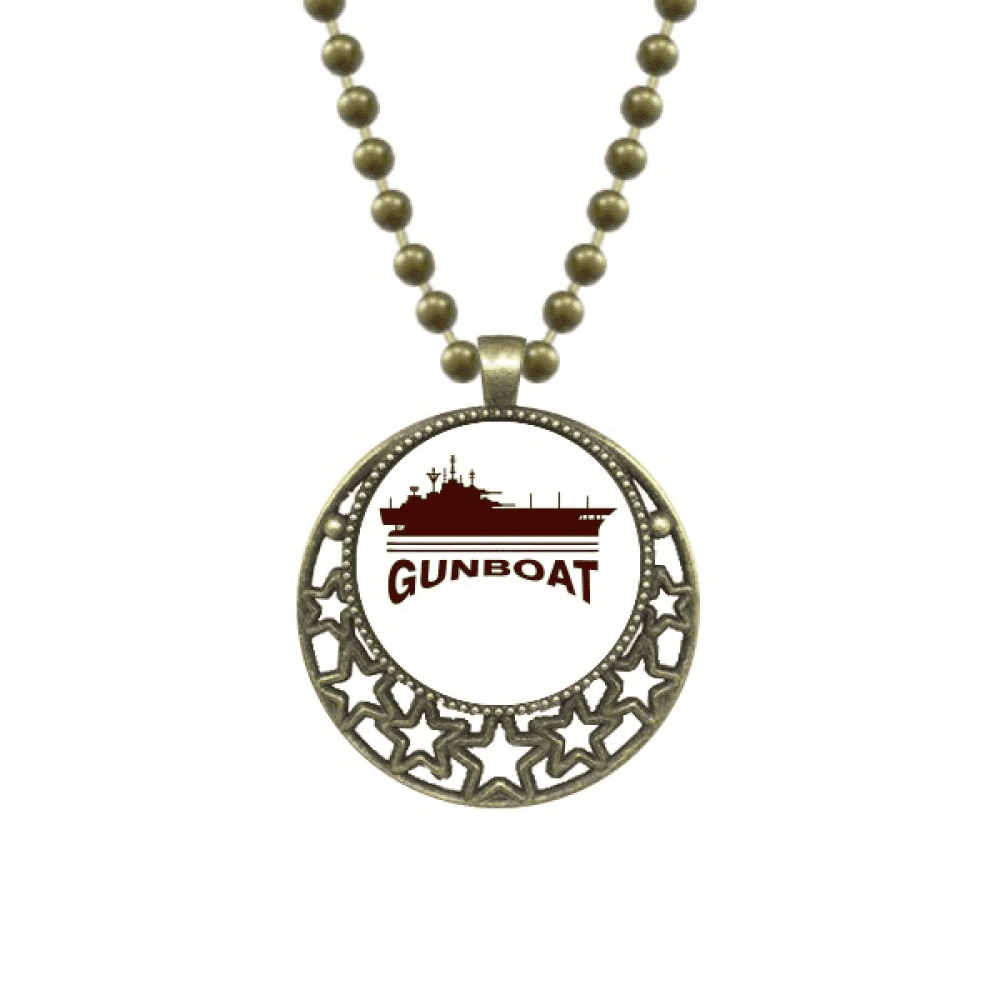 artillery bombs ships command fighting pendant star necklmoon chain ...