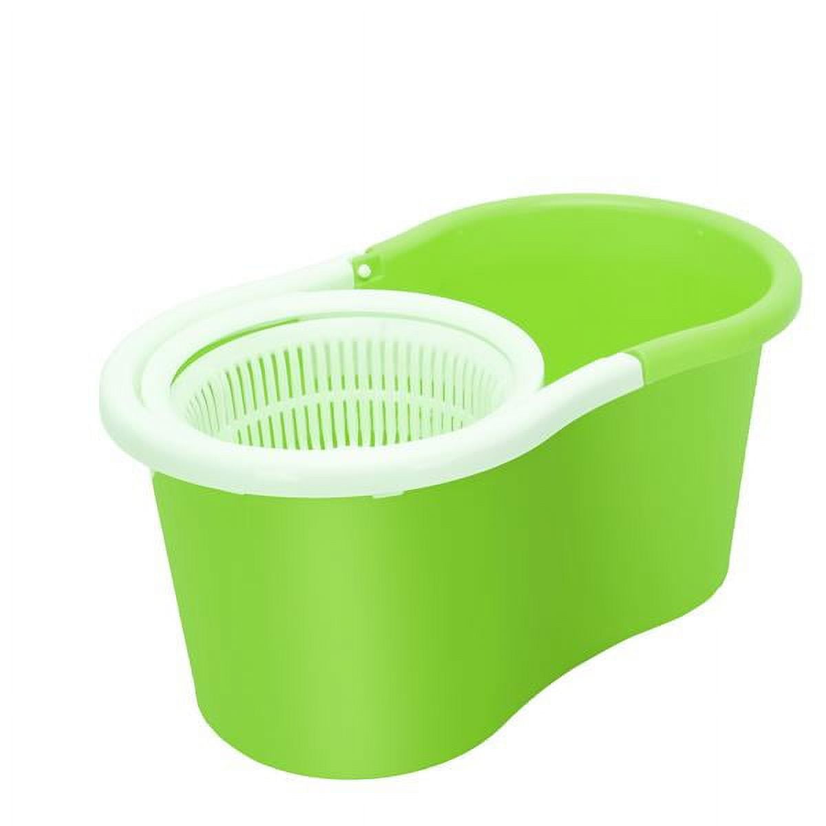 BLL-19A 360-Degree Rotary Head Ultra Slim Microfiber Mop Green ...