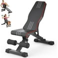asdfghMulti-Function 6 in 1 Weight Bench Set - Leg Curl Rack ...