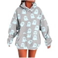 asdoklhq Cute Crop Hoodies Family Party Celebration Women's Fashion ...