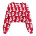 asdoklhq Cute Crop Hoodies Family Party Celebration Women's Fashion ...