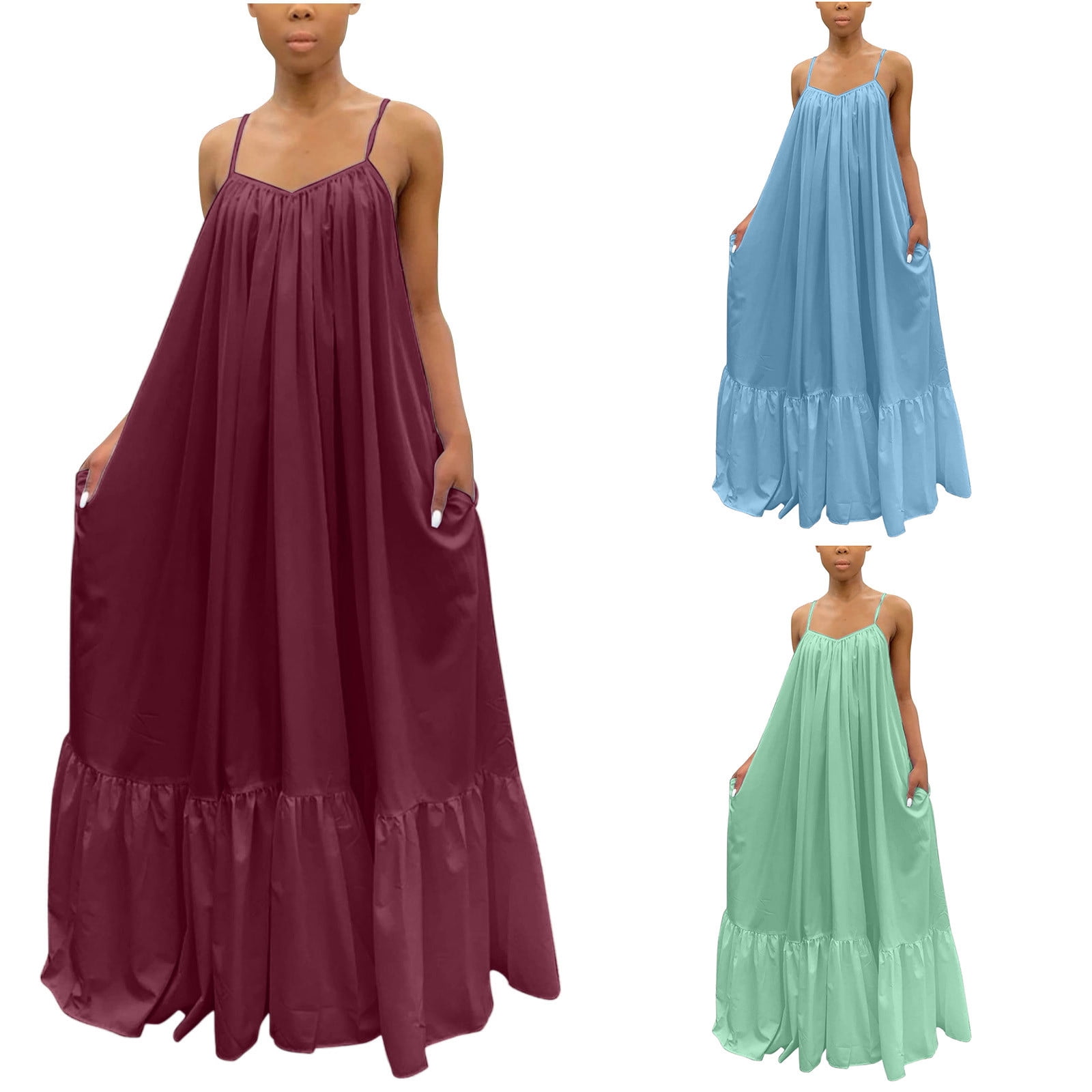 asdoklhq Fall Wedding Guest Dress Summer Dresses for Women 2026 ...