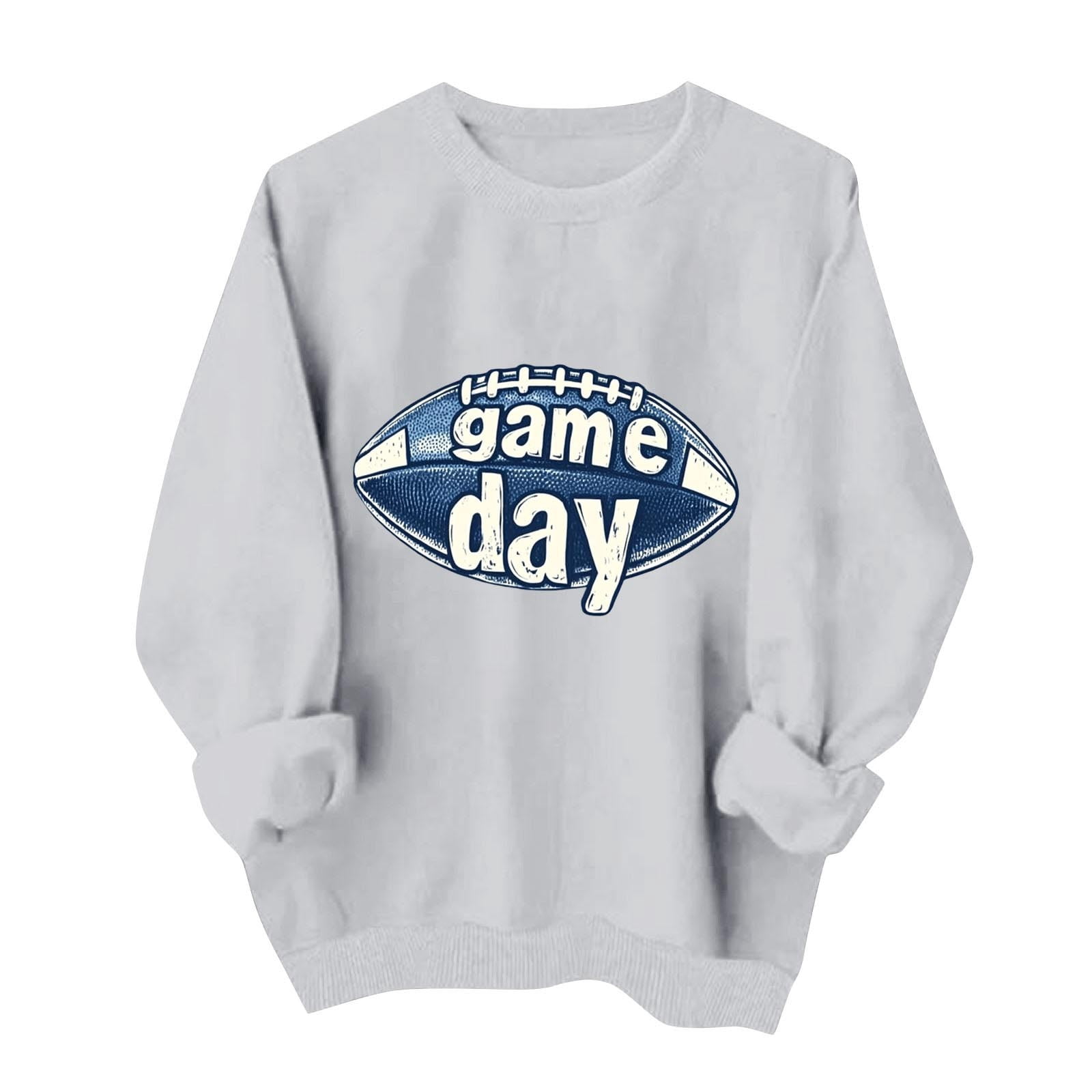 asdoklhq Graphic Tees For Women Game Day Tshirt Football Shirts Cute ...