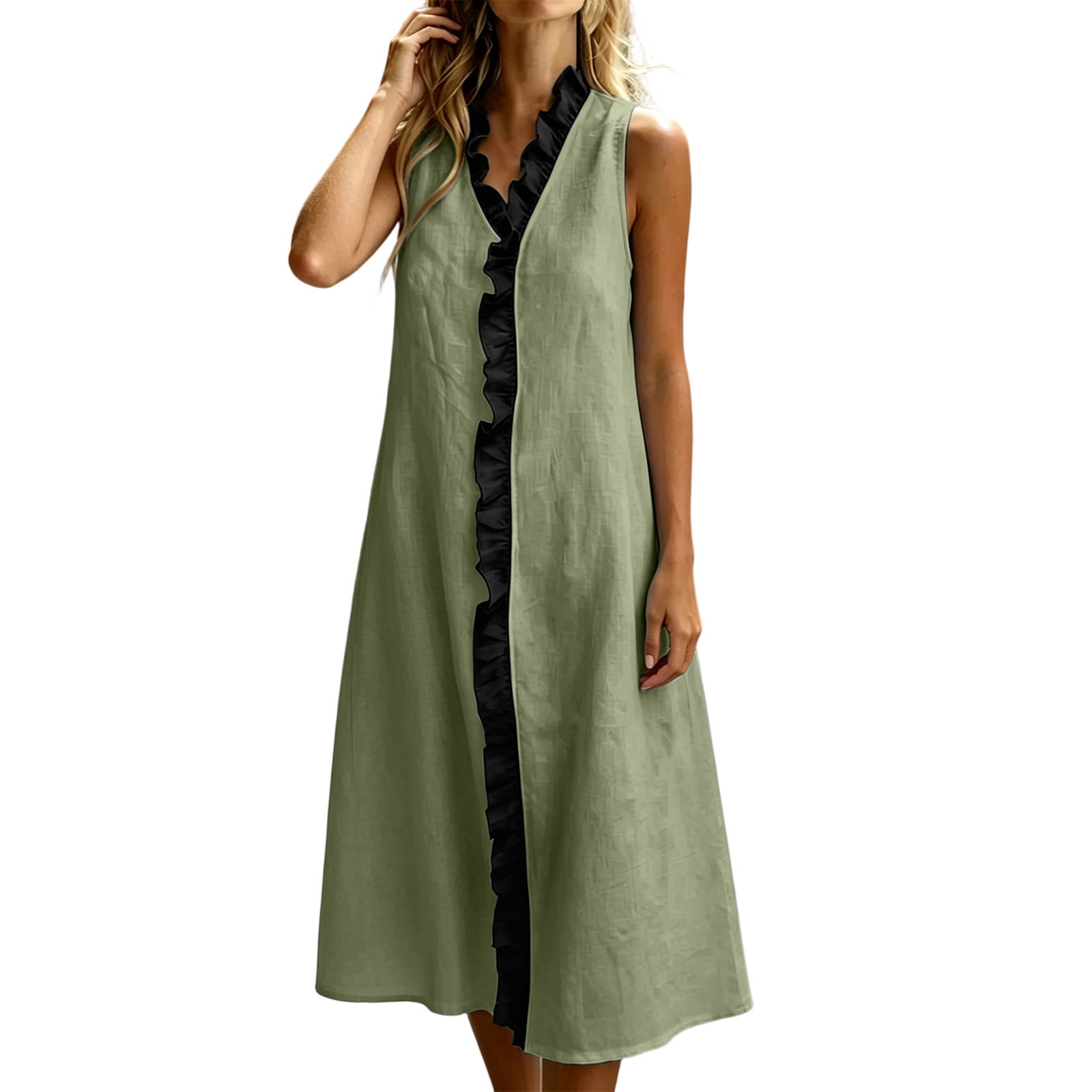asdoklhq Plus Size Summer Dresses Cocktail Dresses for Women Graduation ...