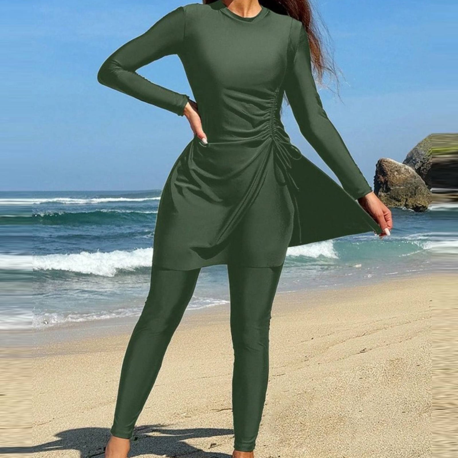 asdoklhq Rash Guard Plus Size Bathing Suit Sexy One Piece Swimsuit ...