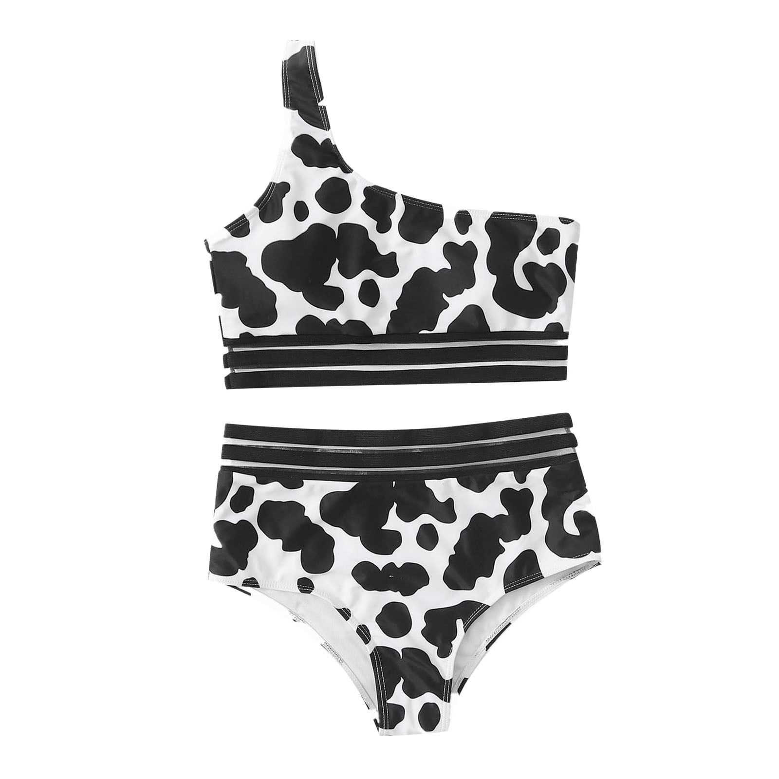asdoklhq Swimsuits for Women Plus Size,Leopard bikin Print Two Piece ...