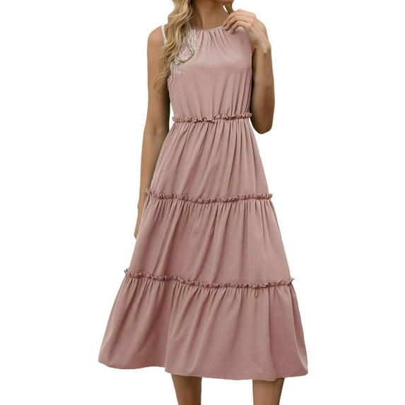 asdoklhq Velvet Dress for Women Solid Color Casual Border Flip Short ...