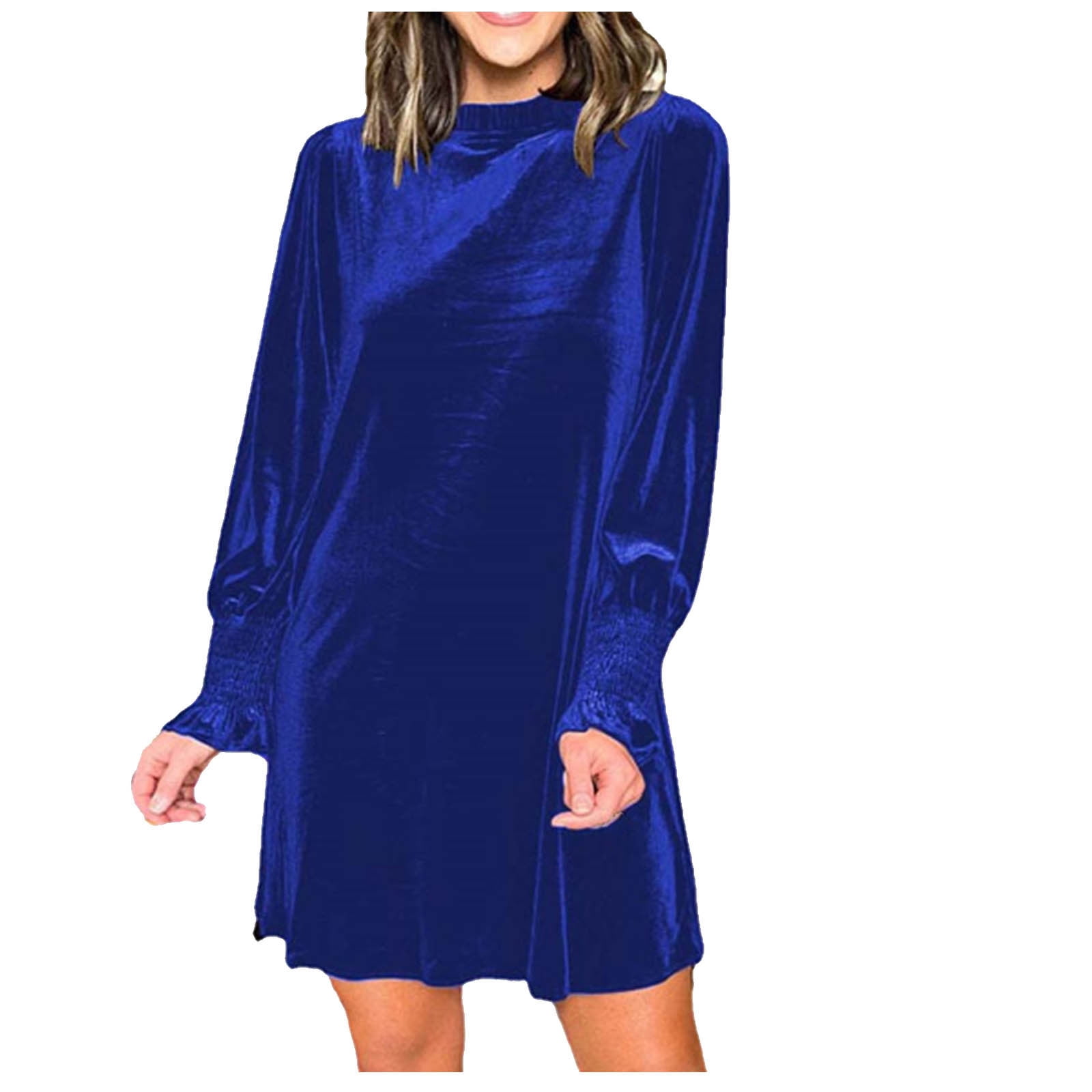 asdoklhq Wedding Guest Dresses for Women Fashion Women's Casual Long ...