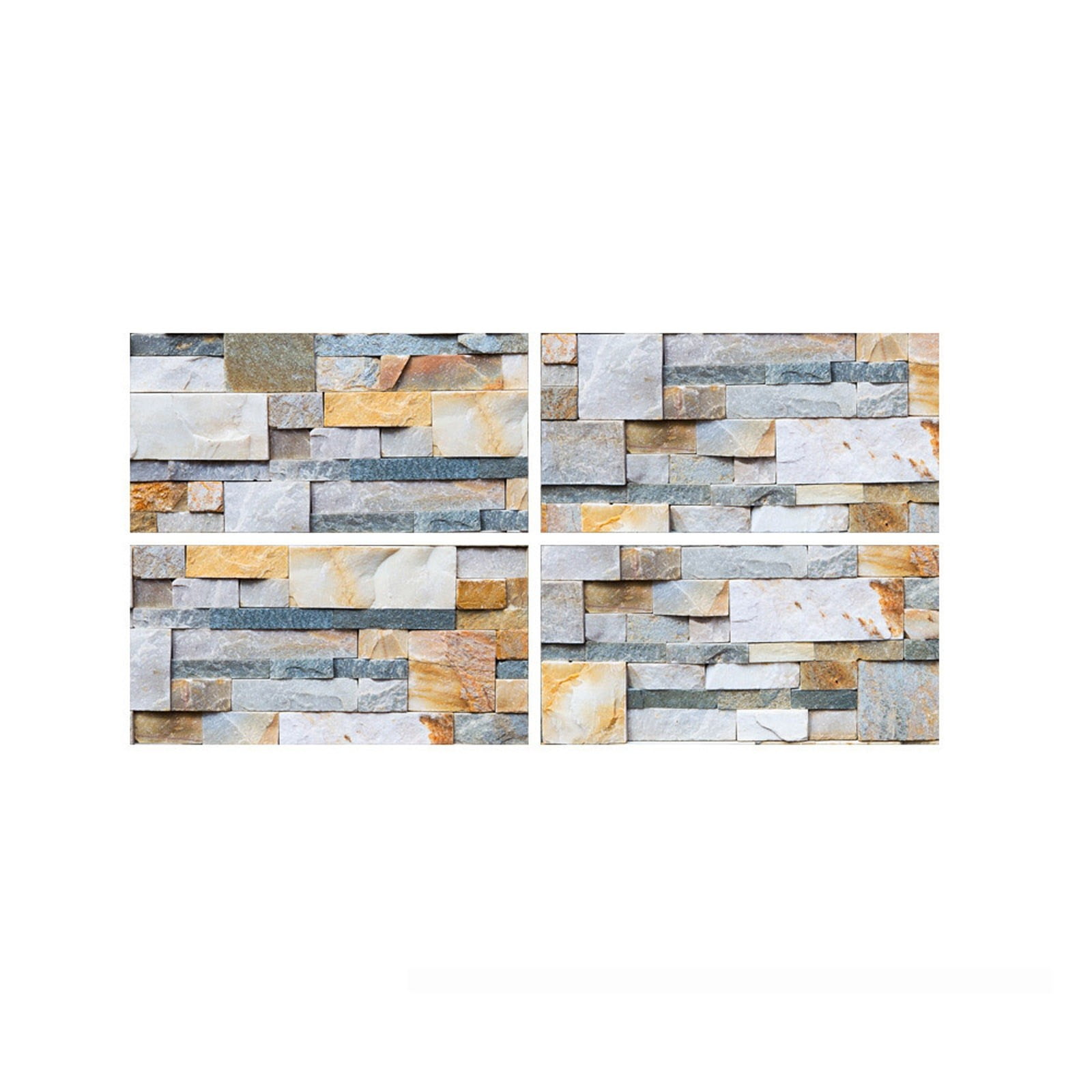 asjyhkr 3D Brick Wall Stickers, Self-Adhesive Wallpaper Removable and ...