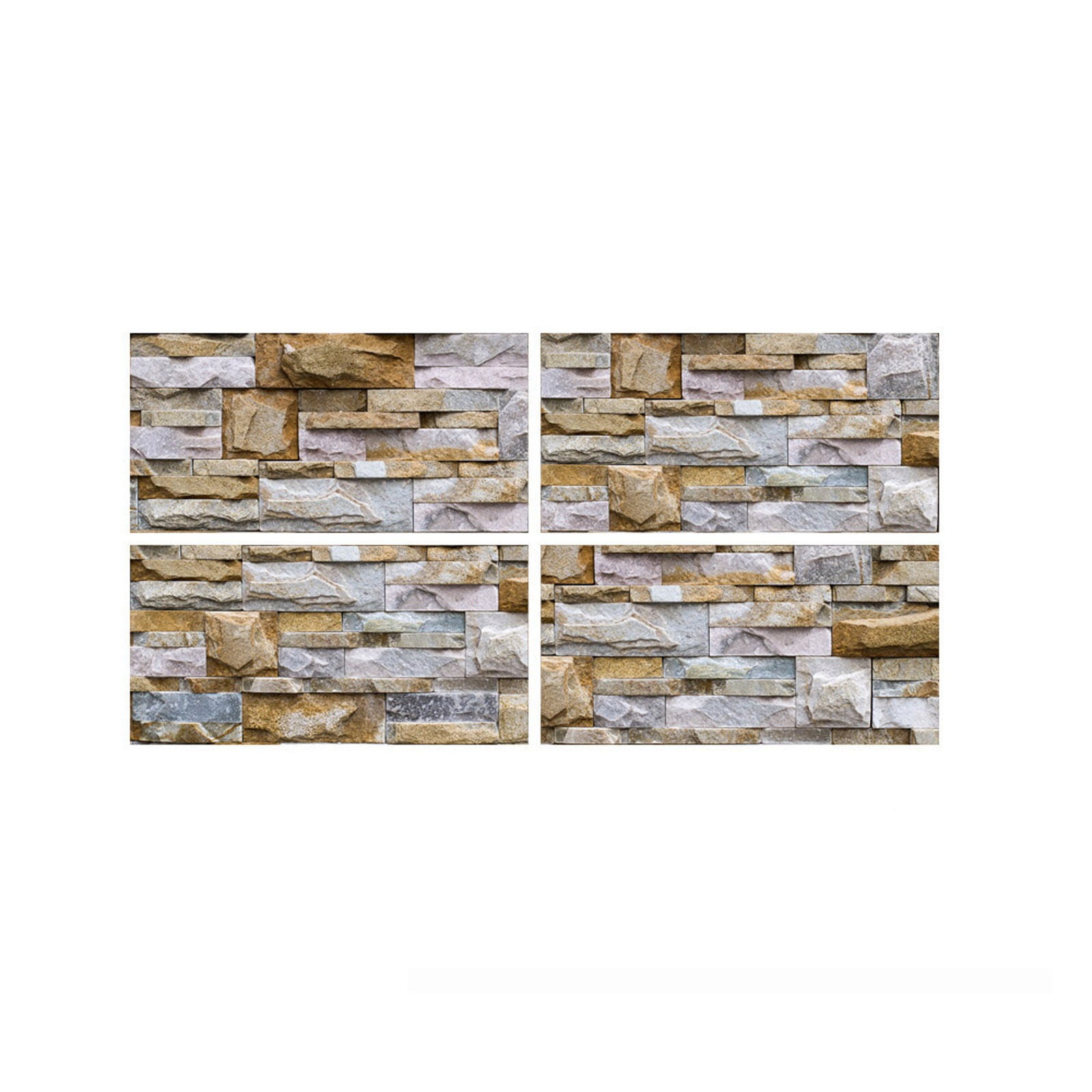 asjyhkr 3D Brick Wall Stickers, Self-Adhesive Wallpaper Removable and ...