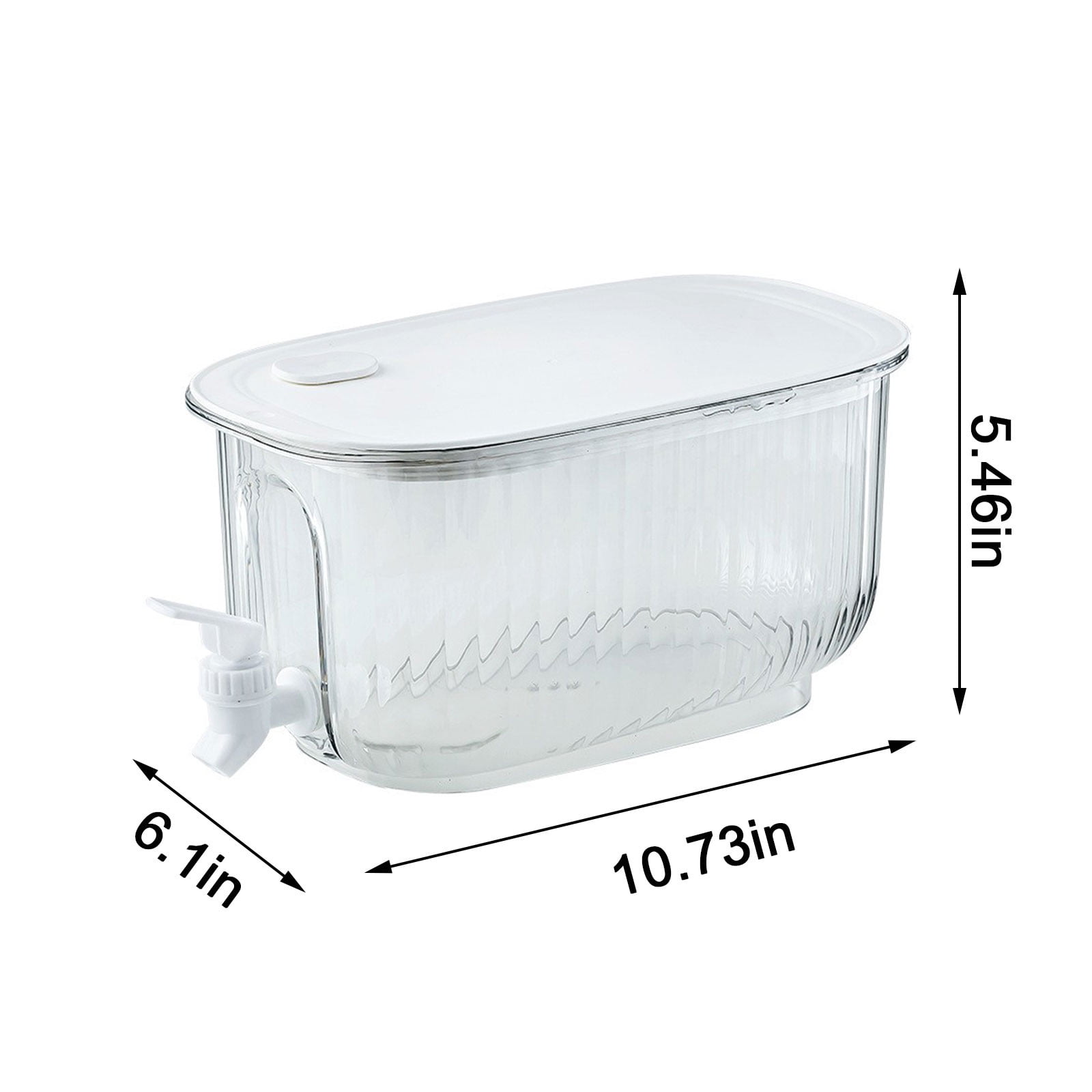 asjyhkr 4L Cold Kettle With Faucet Filter In Refrigerator,Large ...