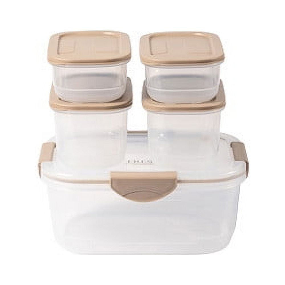 asjyhkr 5 Pcs Small Food Container Mini Salad Dressing Container ...