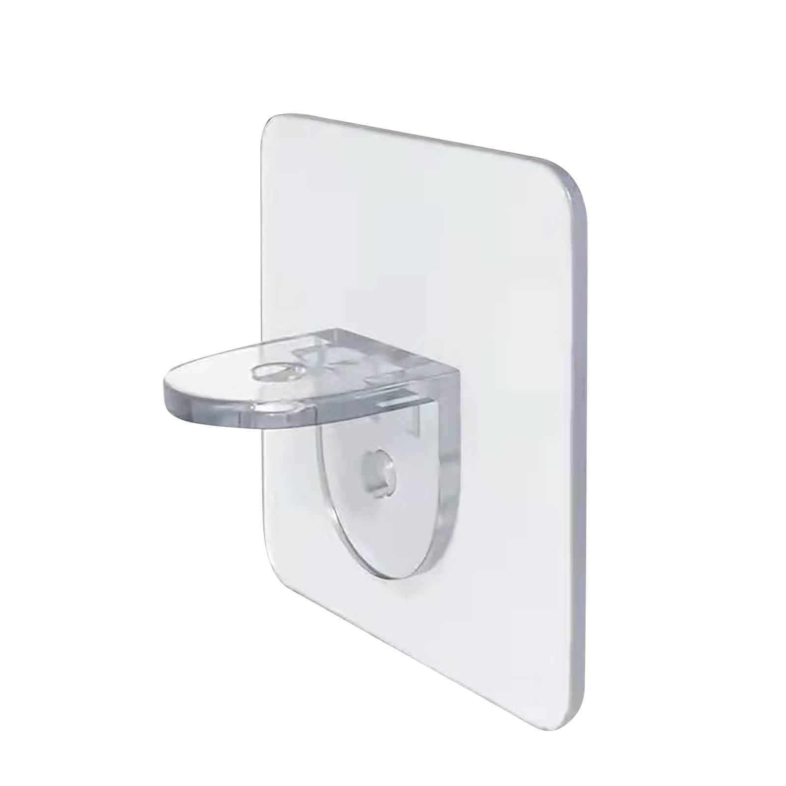 asjyhkr Adhesive Support Shelf Bracket Non-perforated Wardrobe ...
