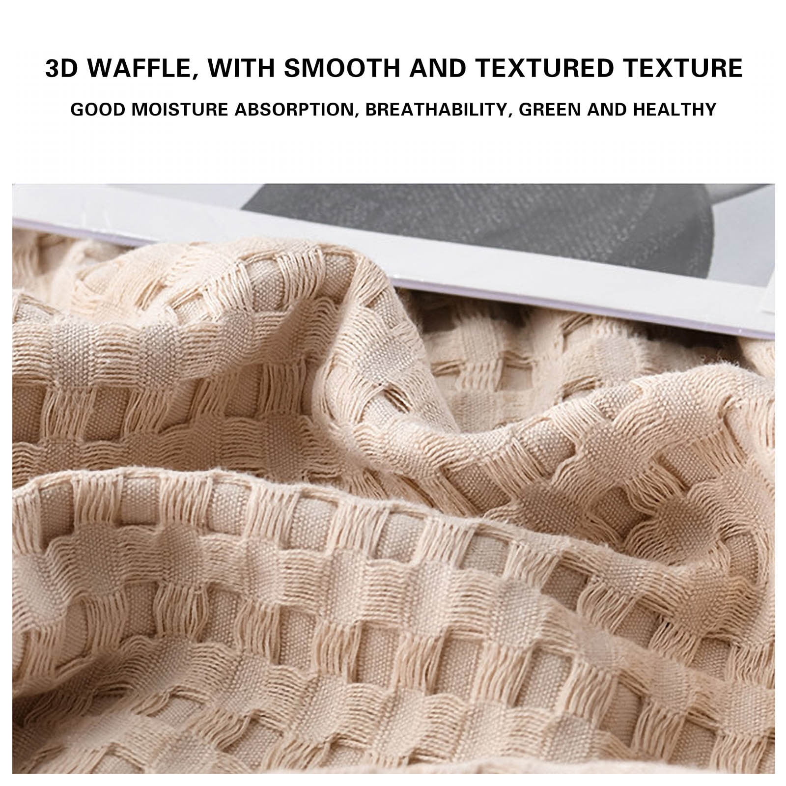 asjyhkr Cotton Bed Blanket, Breathable Bed Blanket Twin Size, Cotton ...