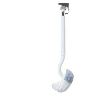 Vadktai Curved Toilet Bowl Brush with Holder for Bathroom, Toilet Brush ...