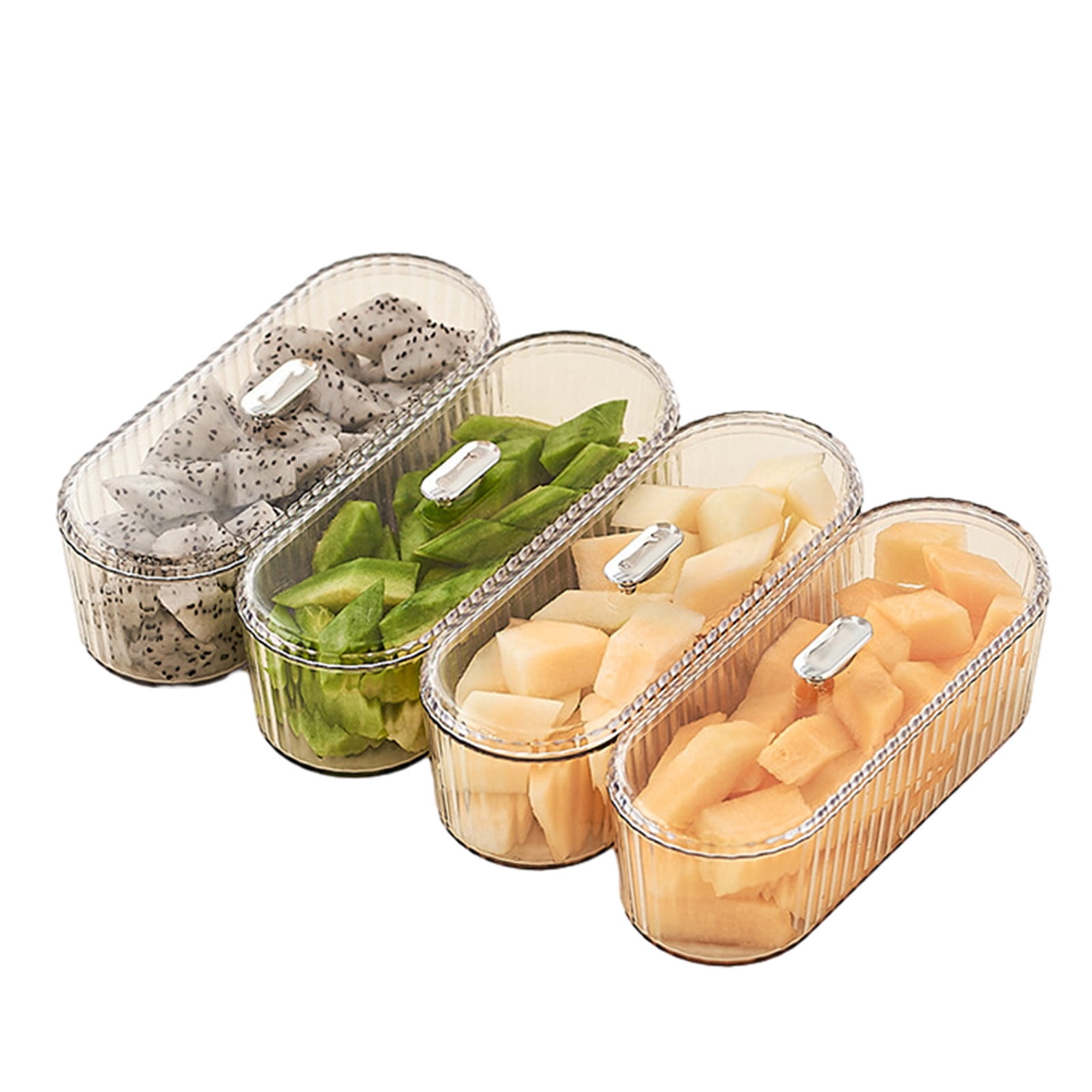asjyhkr Divided Serving Tray with Lid Multifunctional Storage ...