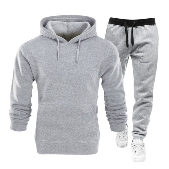 asjyhkr Mens Tracksuit 2 Piece Outfits Sports Pullover Hoodies Jogger ...