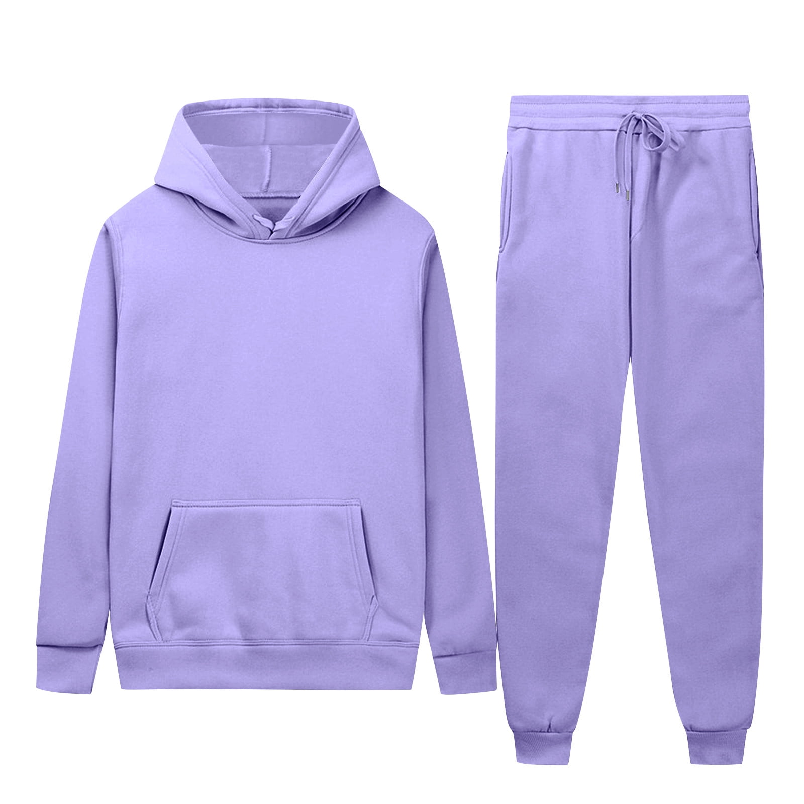 asjyhkr Mens Tracksuits Classic Drawstring Hoodies Elastic Waist Comfy ...