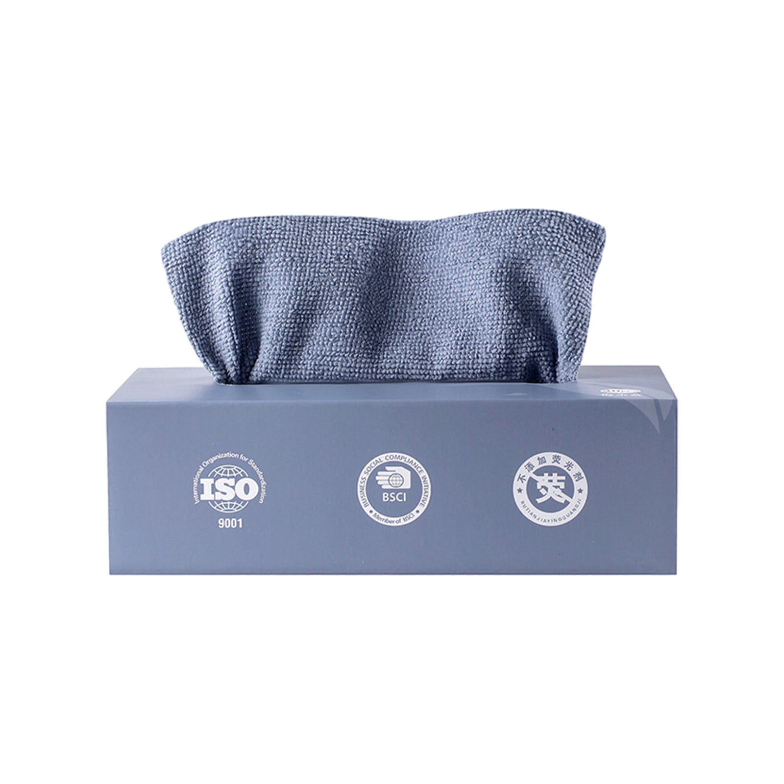 asjyhkr Microfiber Cleaning Cloth Rags in a Box (20 Count), Reusable ...